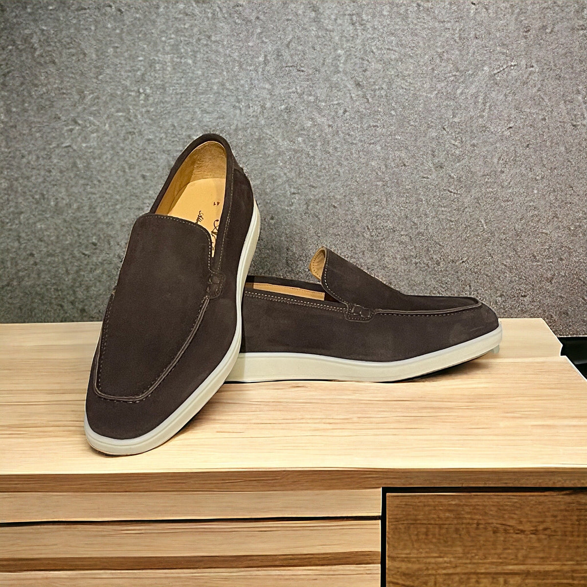 Monaco limited | suede bruin – Alberto Bellini®