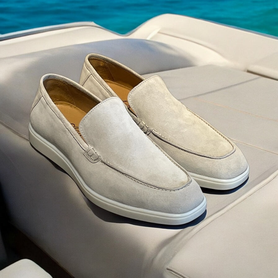 Monaco limited || suede off white – Alberto Bellini®